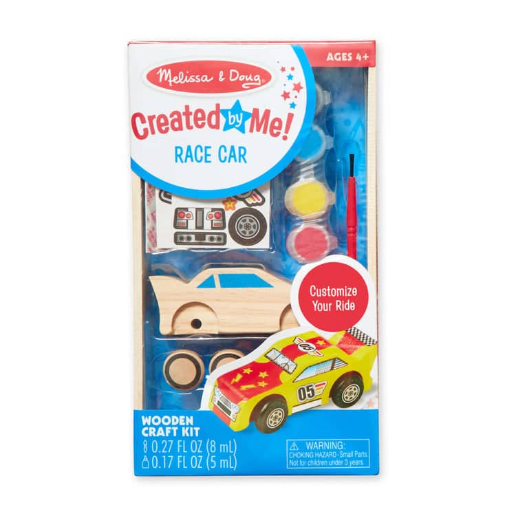 Buy Melissa & Doug - Created By Me! Race Car Wooden Craft Kit - MyDeal ...