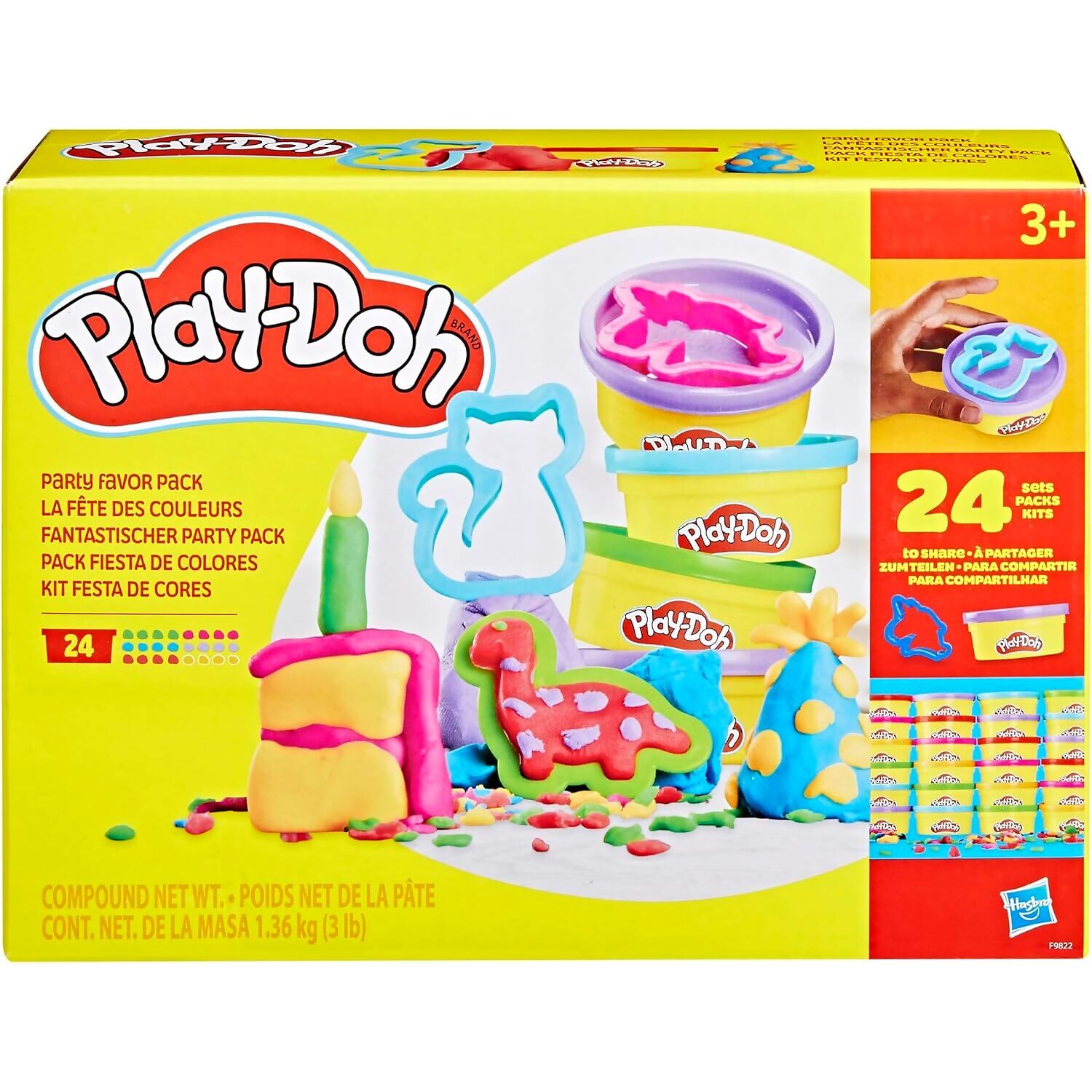 Buy Play-Doh - Party Favor Pack 24 Pack Of Modeling Compound With Cutters - Hasbro - MyDeal ...