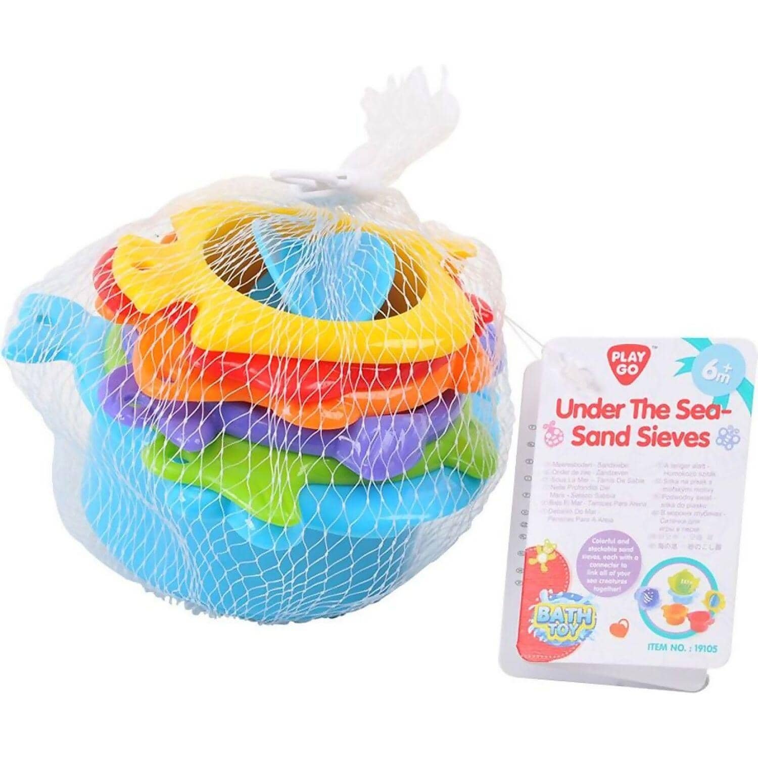 Buy Playgo Toys Ent. Ltd - Under The Sea - Sand Sieves - MyDeal Australia