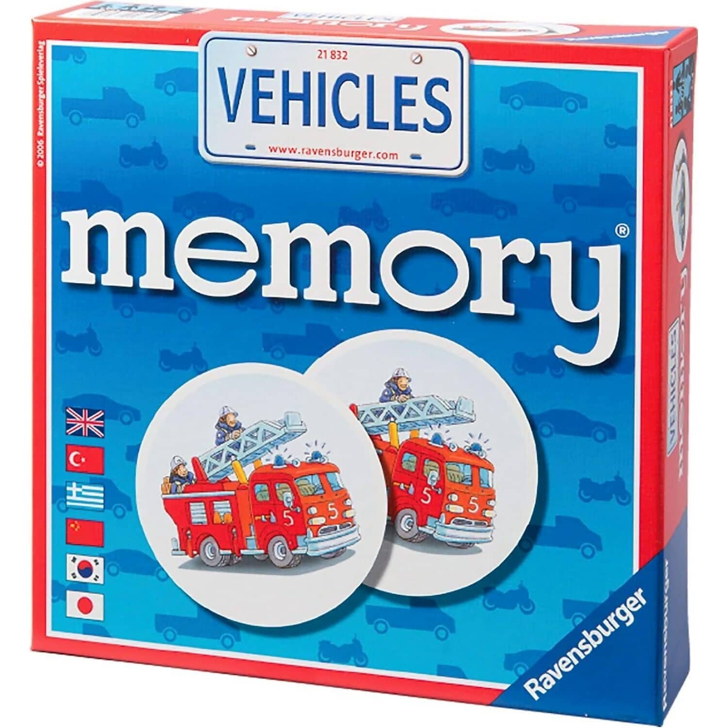 Buy Ravensburger - Memory Vehicles Game - MyDeal Australia