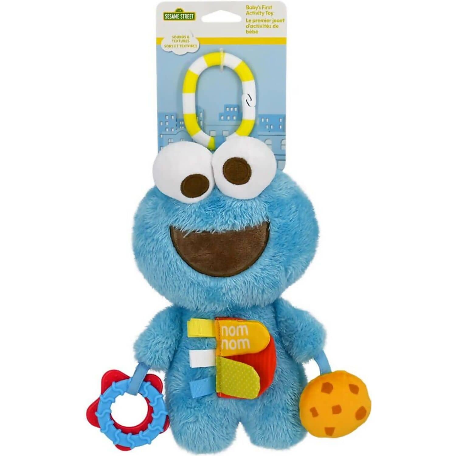Buy Sesame Street - Cookie Monster Developmental Activity Toy - Jasnor ...