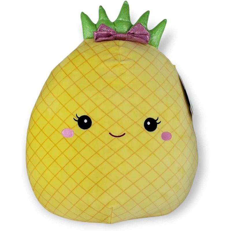 Buy Squishmallows - 16inch 40cm Pineapple with Bow Fruit and Vegetable ...