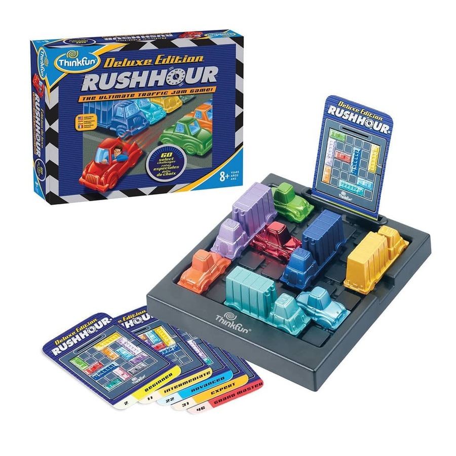 Buy Thinkfun - Rush Hour Traffic Jam Game Deluxe Edition - Everyday ...
