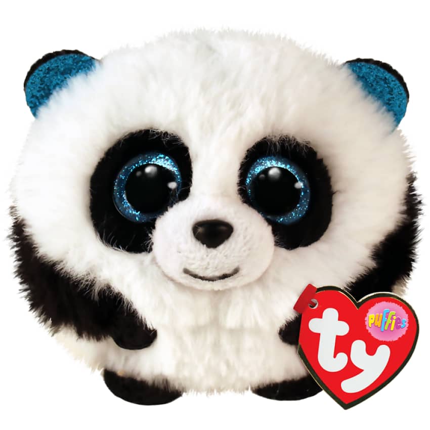 Buy Ty - Beanie Ball Puffies - Bamboo Black And White Panda 10cm ...