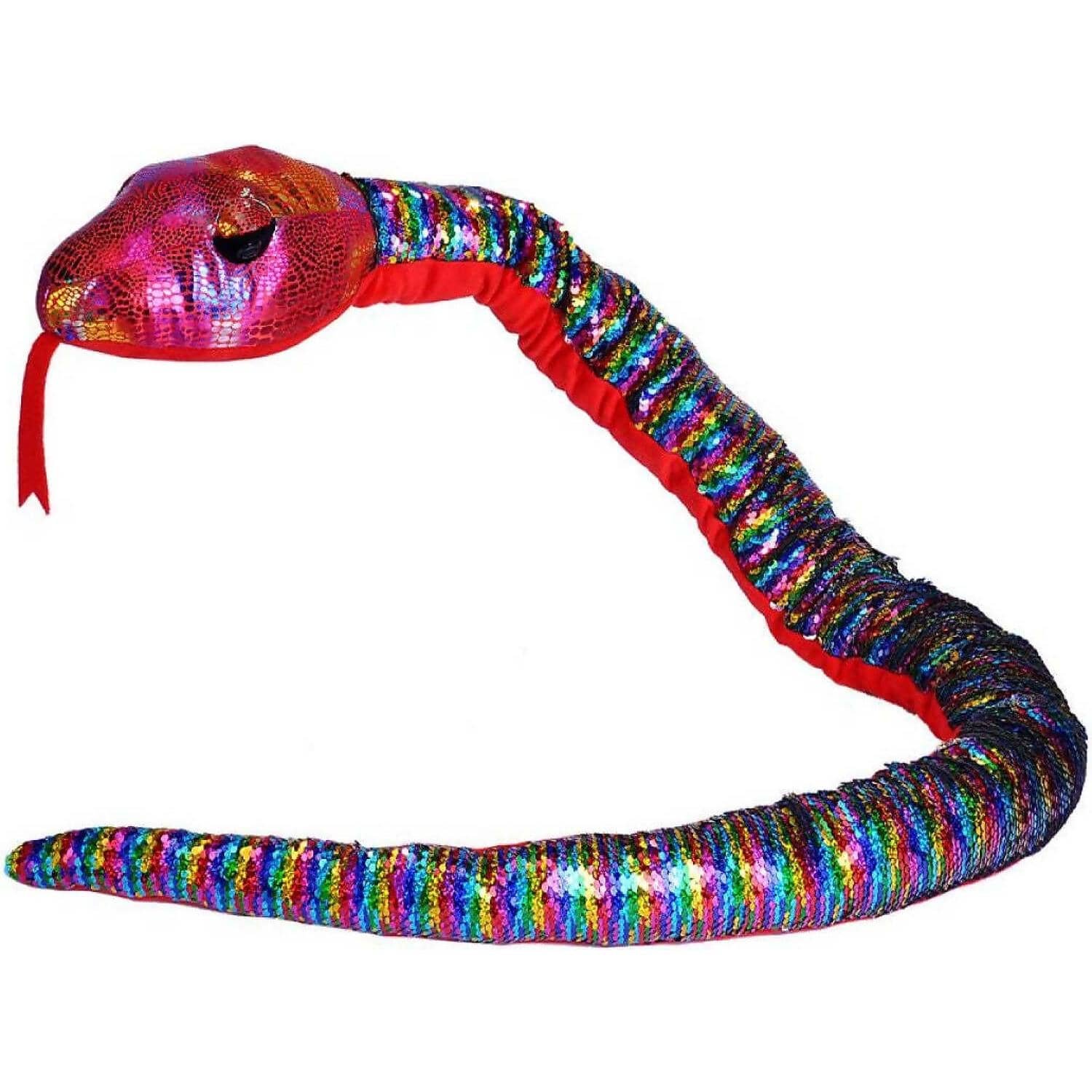 Buy Wild Republic - Plush Snakesss Sequin Rainbow 54-inch - MyDeal ...