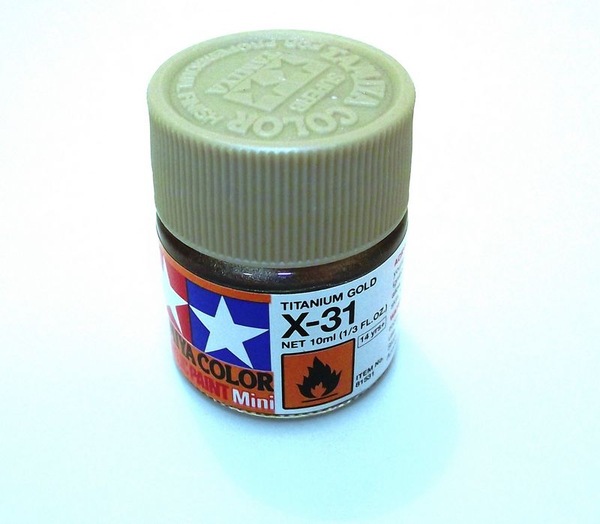 Buy X-31 TAMIYA ACRYLIC PAINT TITANIUM GOLD (gloss) - MyDeal Australia