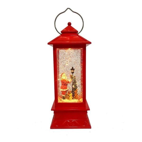 Buy Cotton Candy - Xmas Red Lantern Santa Lamp Post - MyDeal Australia