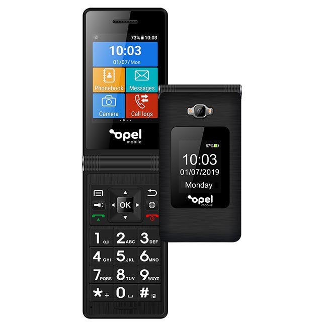 Buy Opel SmartFlip (4G/LTE, Keypad) - Black - MyDeal Australia
