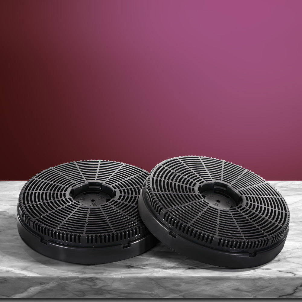 Buy Devanti 16cm Range Hood Carbon Charcoal Filters Replacement X2 ...