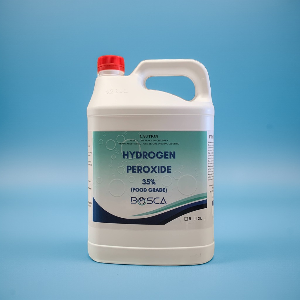Buy 35 % Hydrogen Peroxide (H2O2) Food Grade 5L - MyDeal Australia