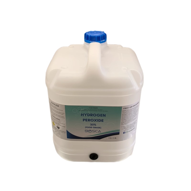 Buy 35 Percent Hydrogen Peroxide (H2O2) Food Grade 20L - MyDeal