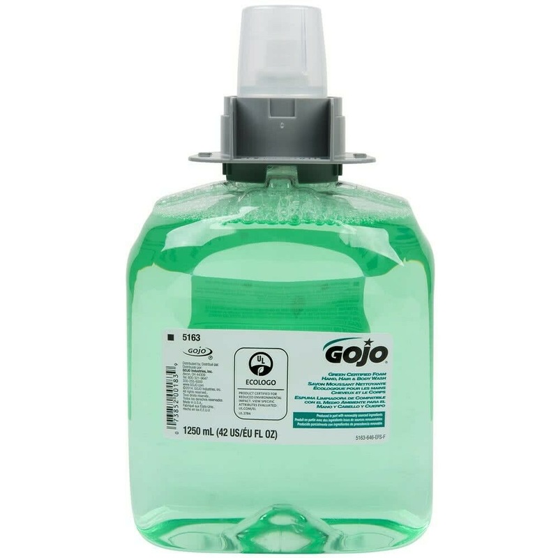 Buy GOJO 5163-04 Green Certified Foam Hand, Hair & Body Wash 1250 mL ...