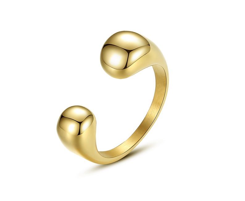 Buy ANGORA Duality Gold Layered Ring - MyDeal Australia