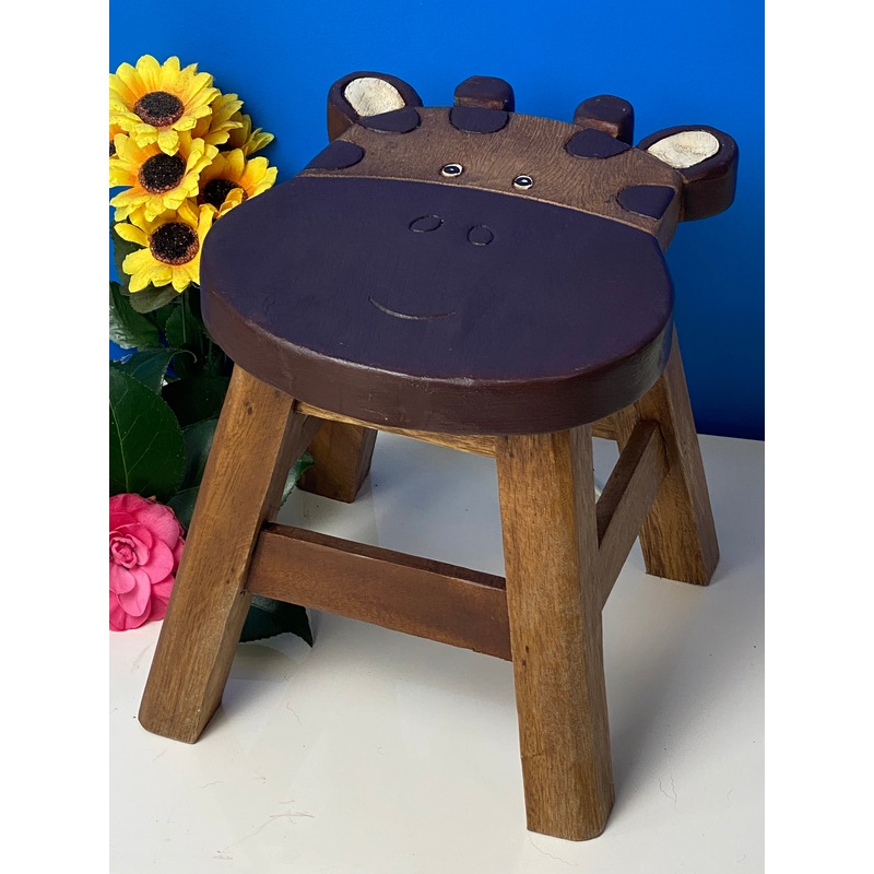 Buy Kids Chair Wooden Stool Animal GIRAFFE Theme Children’s Chair and ...