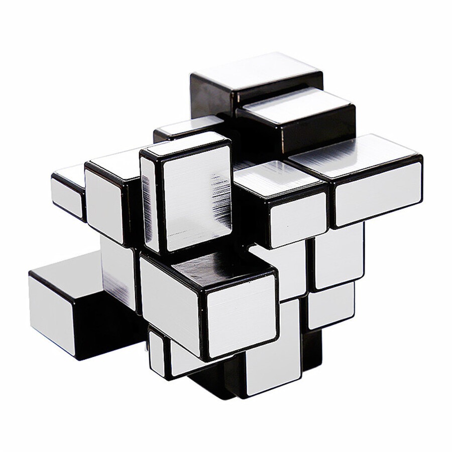 Buy Speed Puzzle Gold and Silver Creative Irregular Mirror Magic Cube ...