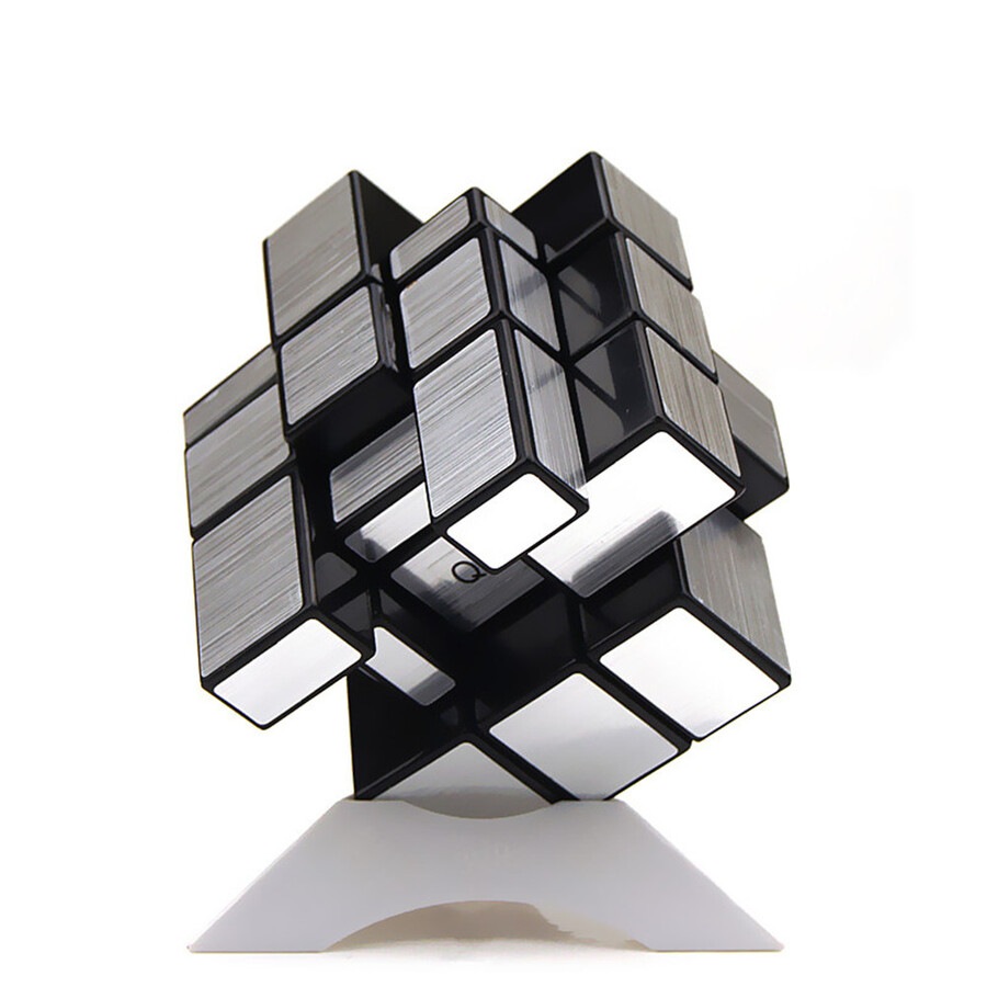 Buy Speed Puzzle Gold and Silver Creative Irregular Mirror Magic Cube ...