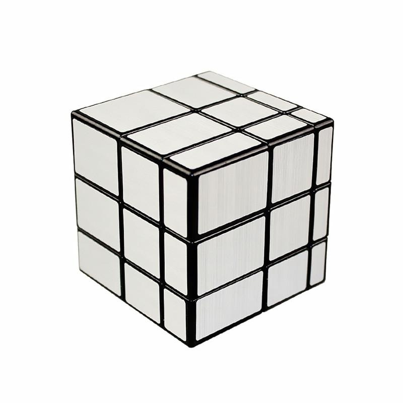 Buy Speed Puzzle Gold and Silver Creative Irregular Mirror Magic Cube ...