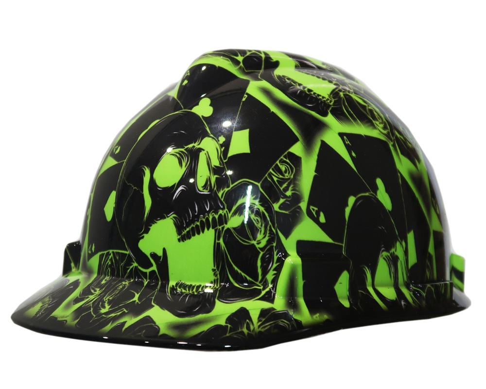 Buy Cool Hard Hats Unisex ACE OF SKULLS MSA Cap STYLE Hard Hat - MyDeal ...