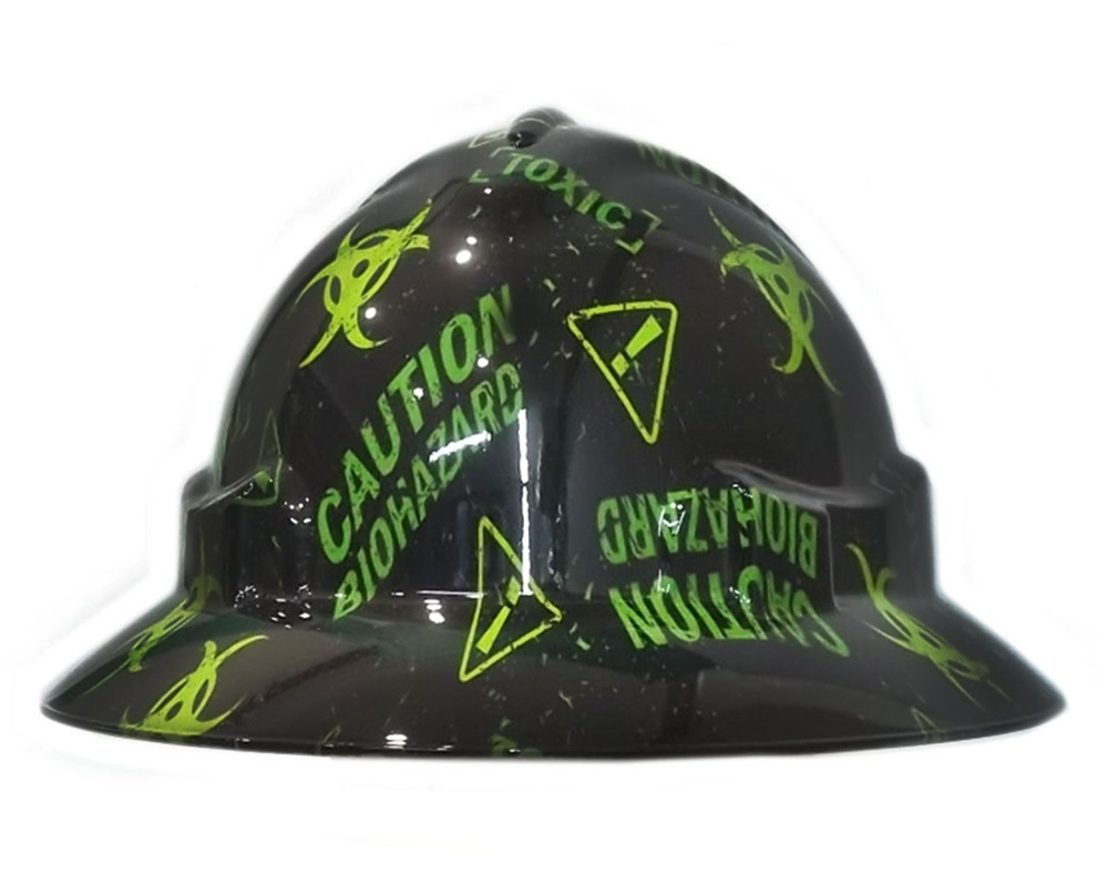 Buy Cool Hard Hats Unisex BIOHAZARD Wide Brim Safety Hard Hat - MyDeal ...