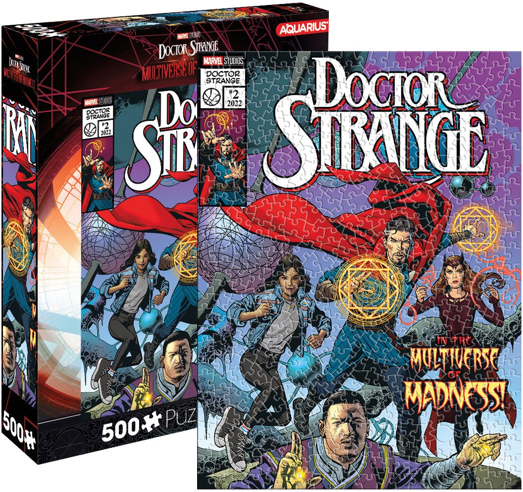 Buy Aquarius Puzzle Marvel Dr Strange Multiverse Comic Puzzle 500 ...