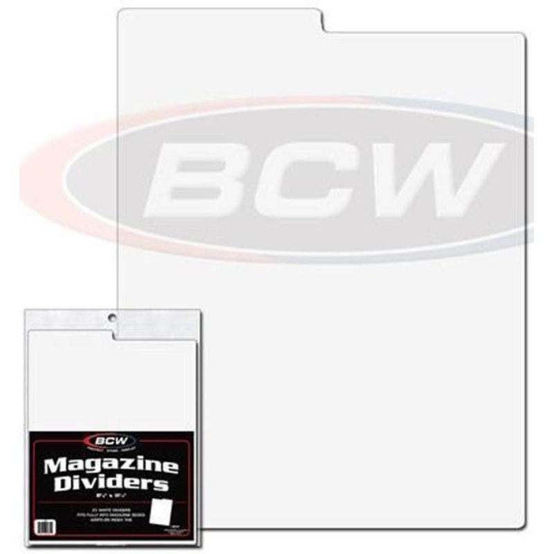 Buy BCW Magazine Dividers (8" 1/2 x 11" 1/4) (25 Dividers Per Pack ...