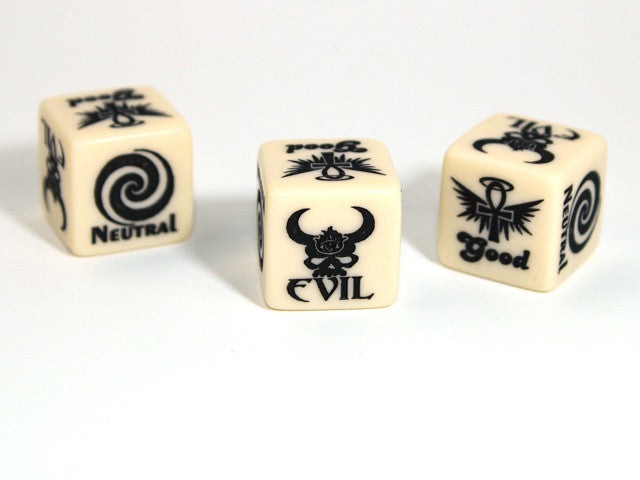 Buy Chessex D6 Dice Alignment Good/ Evil d6 (Custom Engraved) - MyDeal ...