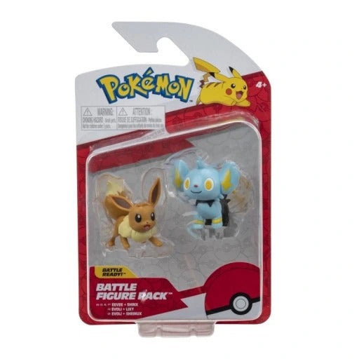 Buy CLEARANCE Pokemon Eevee & Shinx Battle Figure Pack Small - MyDeal ...