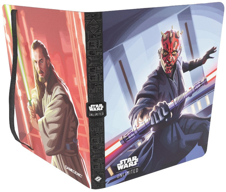 Buy Gamegenic Star Wars Unlimited 18-Pocket Album - Qui-Gon Jinn/Darth ...
