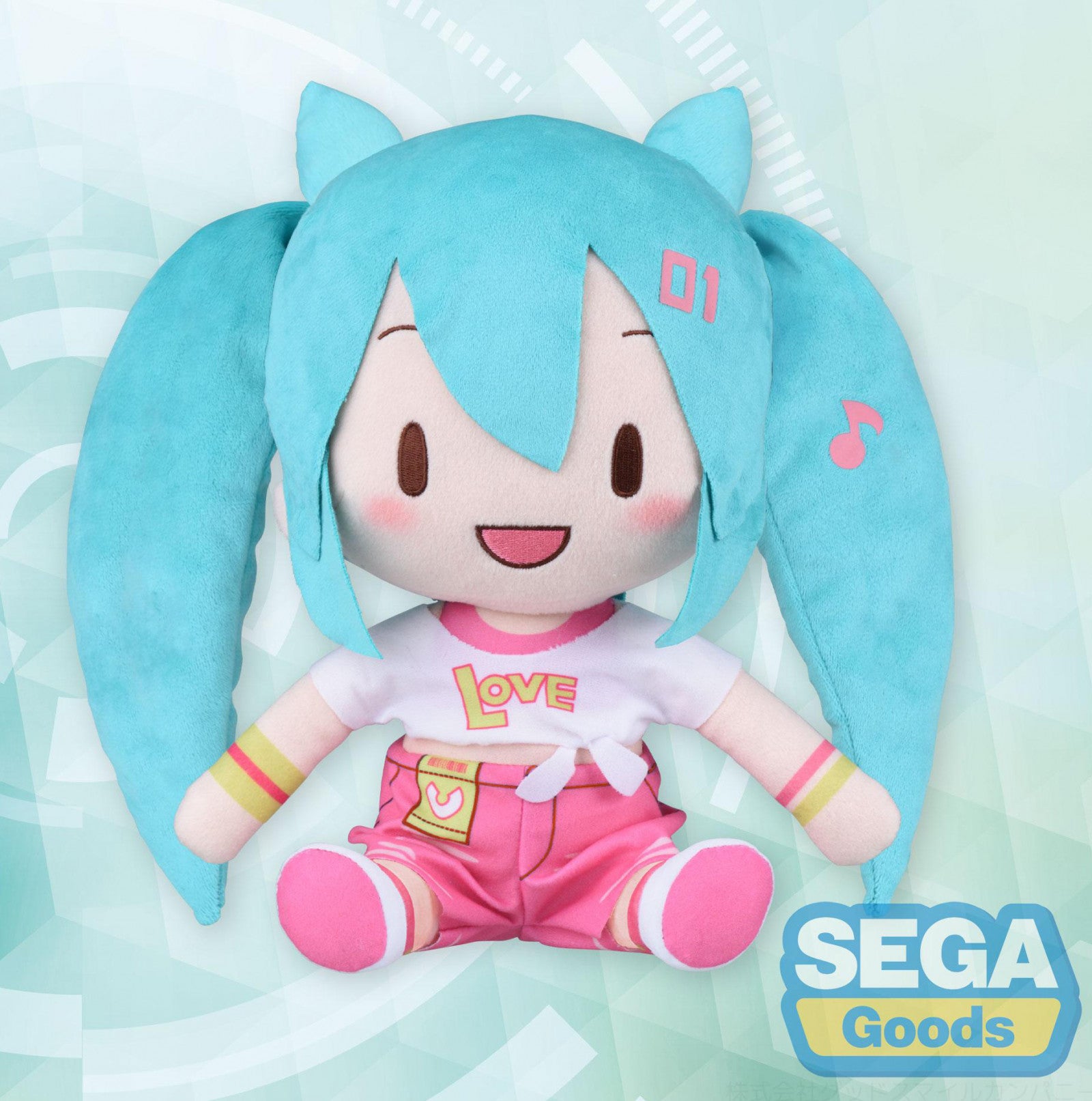 Buy Hatsune Miku Fuwapuchi Hatsune Miku L Plush Live Cheering - MyDeal ...