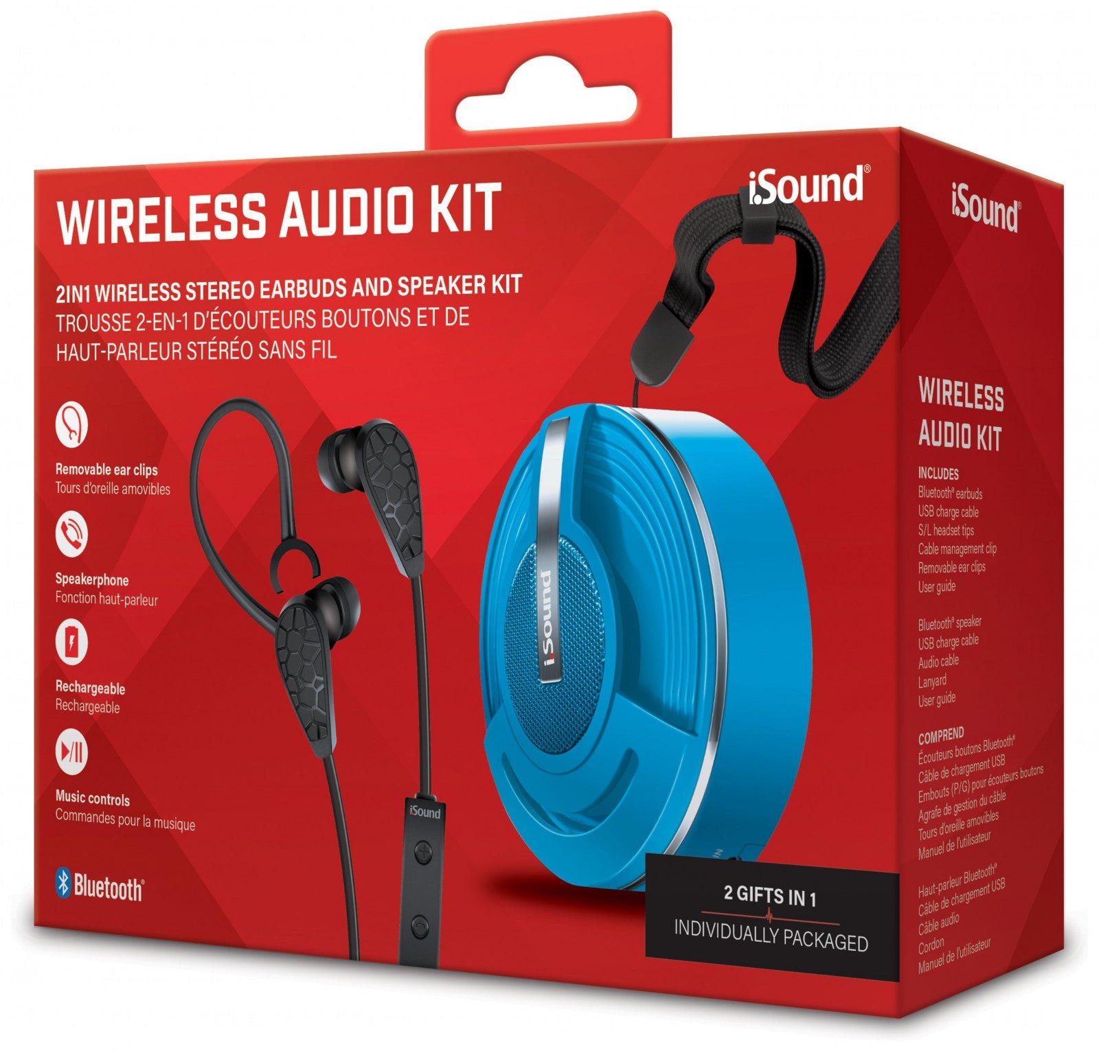 Buy HOT CLEARANCE iSound Bluetooth Wireless Audio Kit - Blue - MyDeal ...