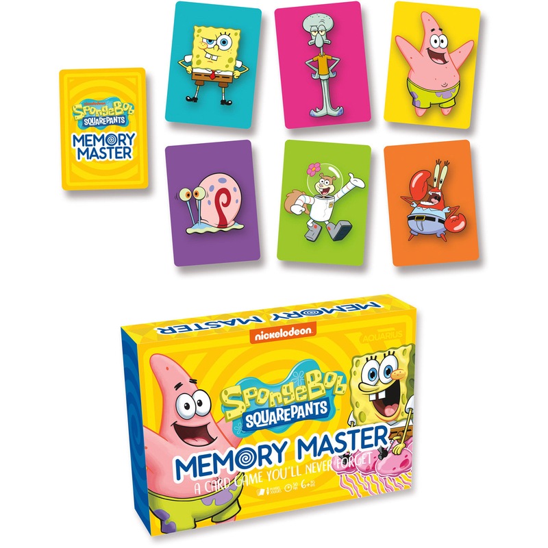 Buy Memory Master Card Game SpongeBob Squarepants - MyDeal