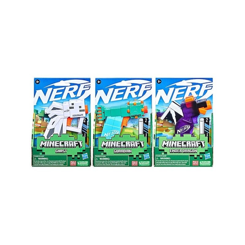 Buy Nerf - Minecraft MicroShots Blaster Assorted - MyDeal Australia