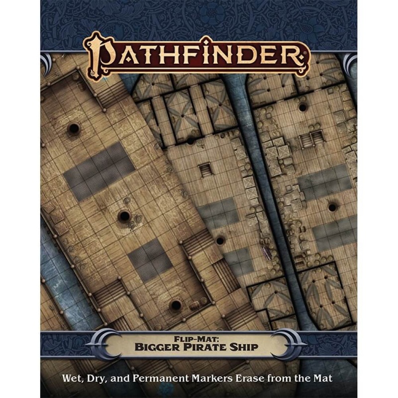 Buy Pathfinder Accessories: Flip Mat: Bigger Pirate Ship - MyDeal