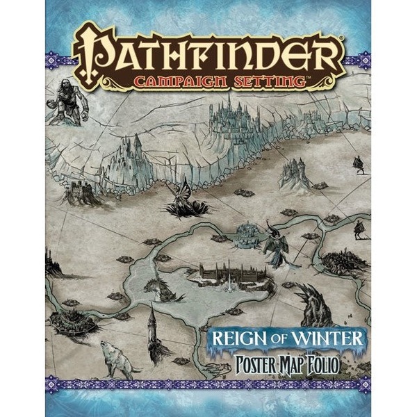 Buy LC Pathfinder First Edition: Reign of Winter Poster Map - MyDeal ...