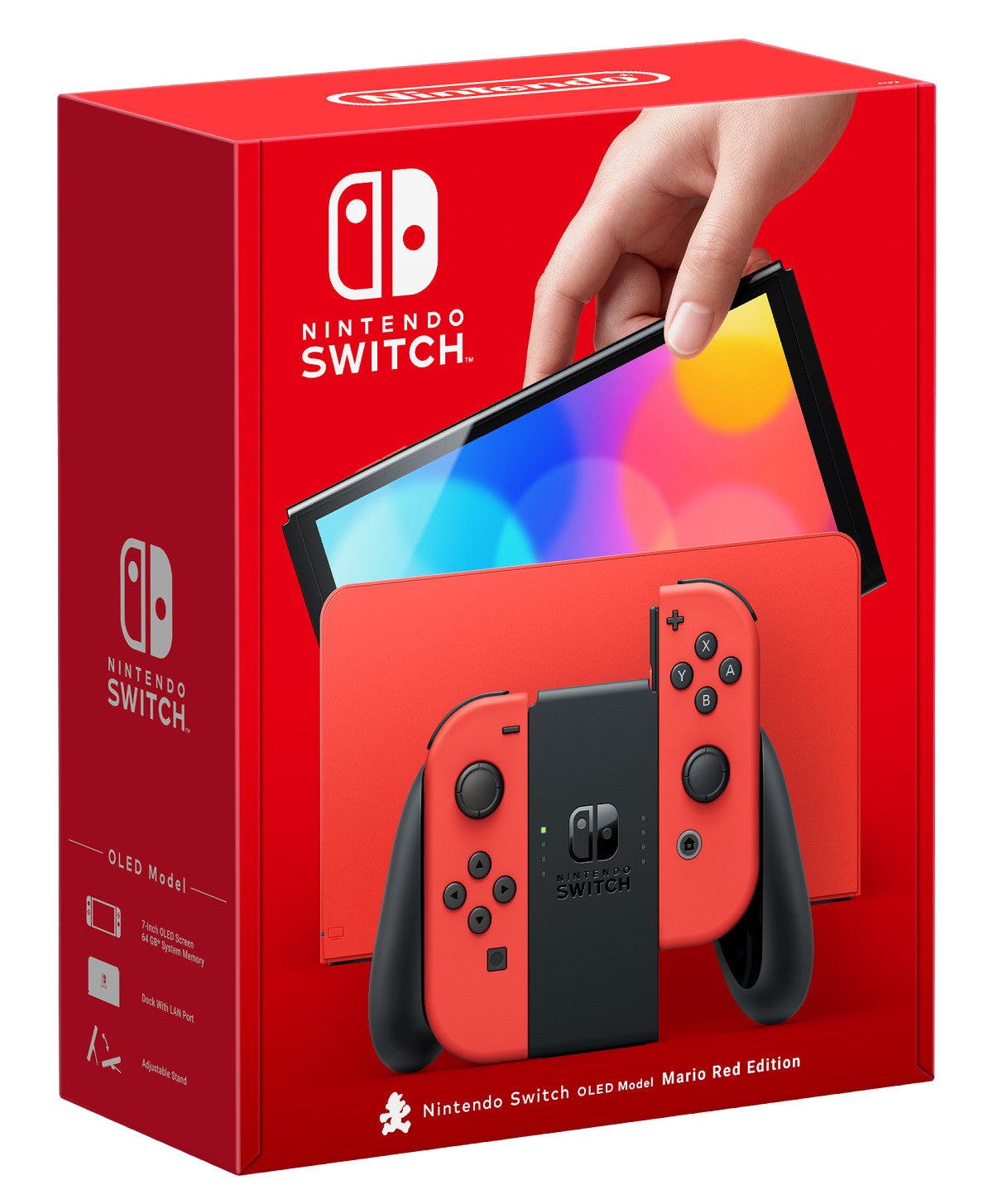 Buy SWI Nintendo Switch OLED Model Console: Mario Red Edition - MyDeal ...
