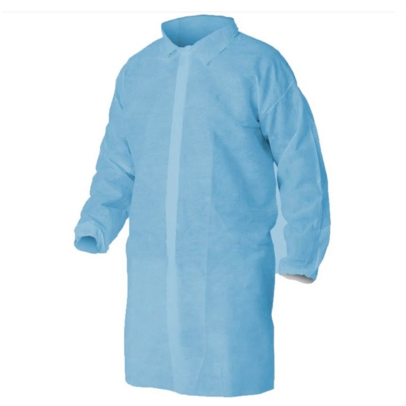 Buy Lab Coat No Pocket Disposable, Polypropylene (100/Ctn) - MyDeal ...