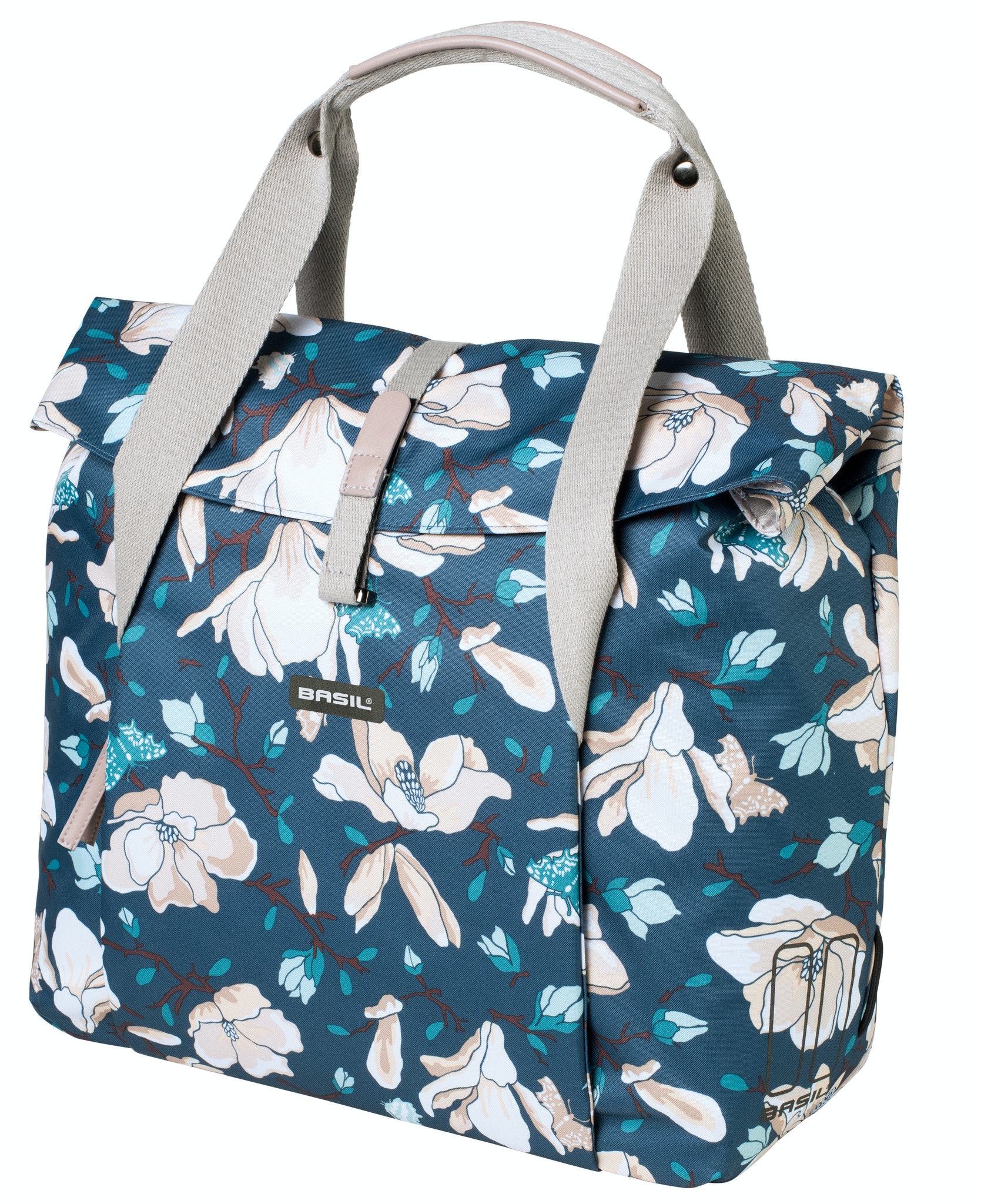 Buy Basil Magnolia Shopper Bag 18L Teal Blue - Teal - MyDeal Australia