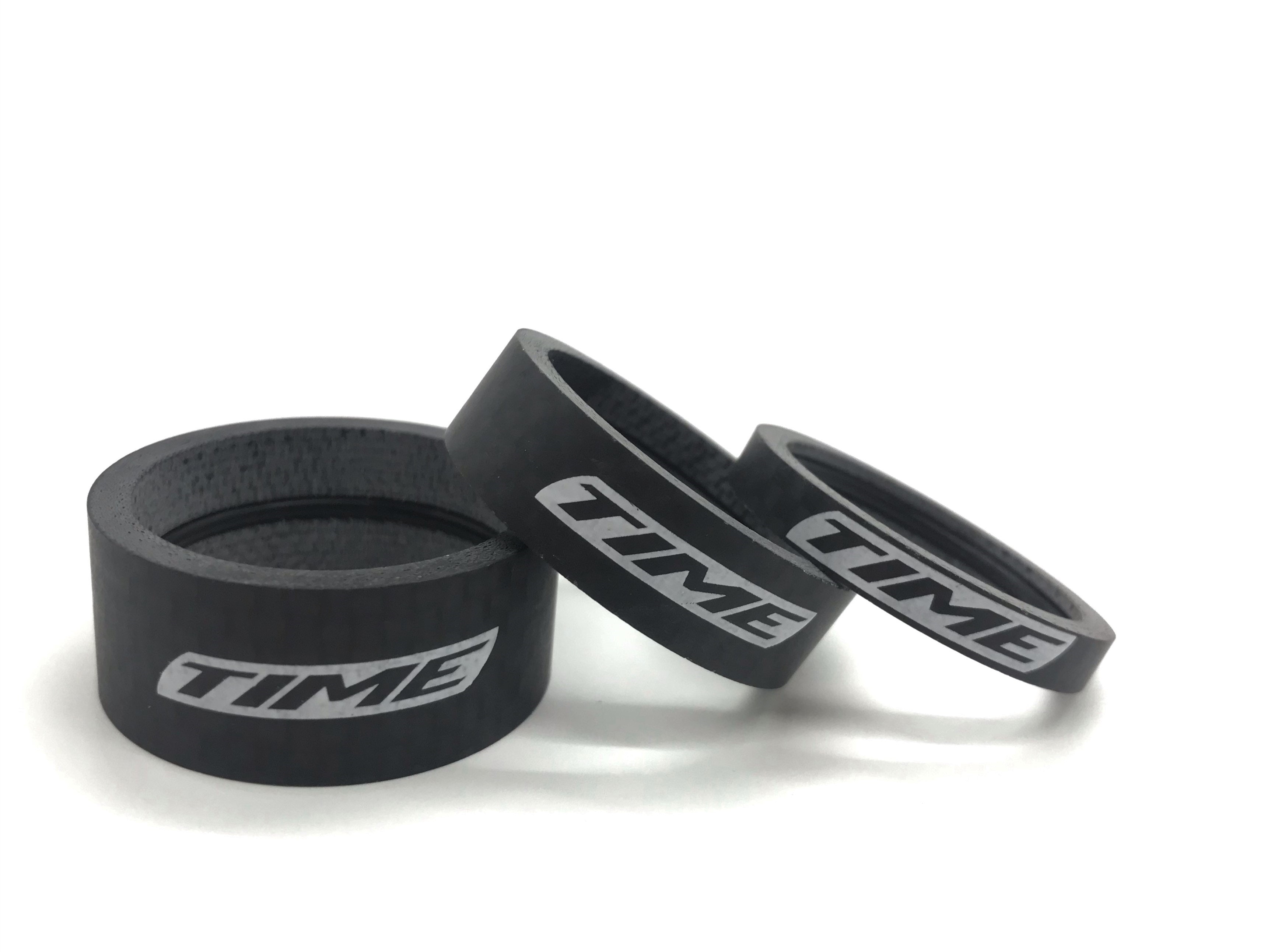 Buy Time Headset Spacers Matt Carbon - Carbon - MyDeal Australia