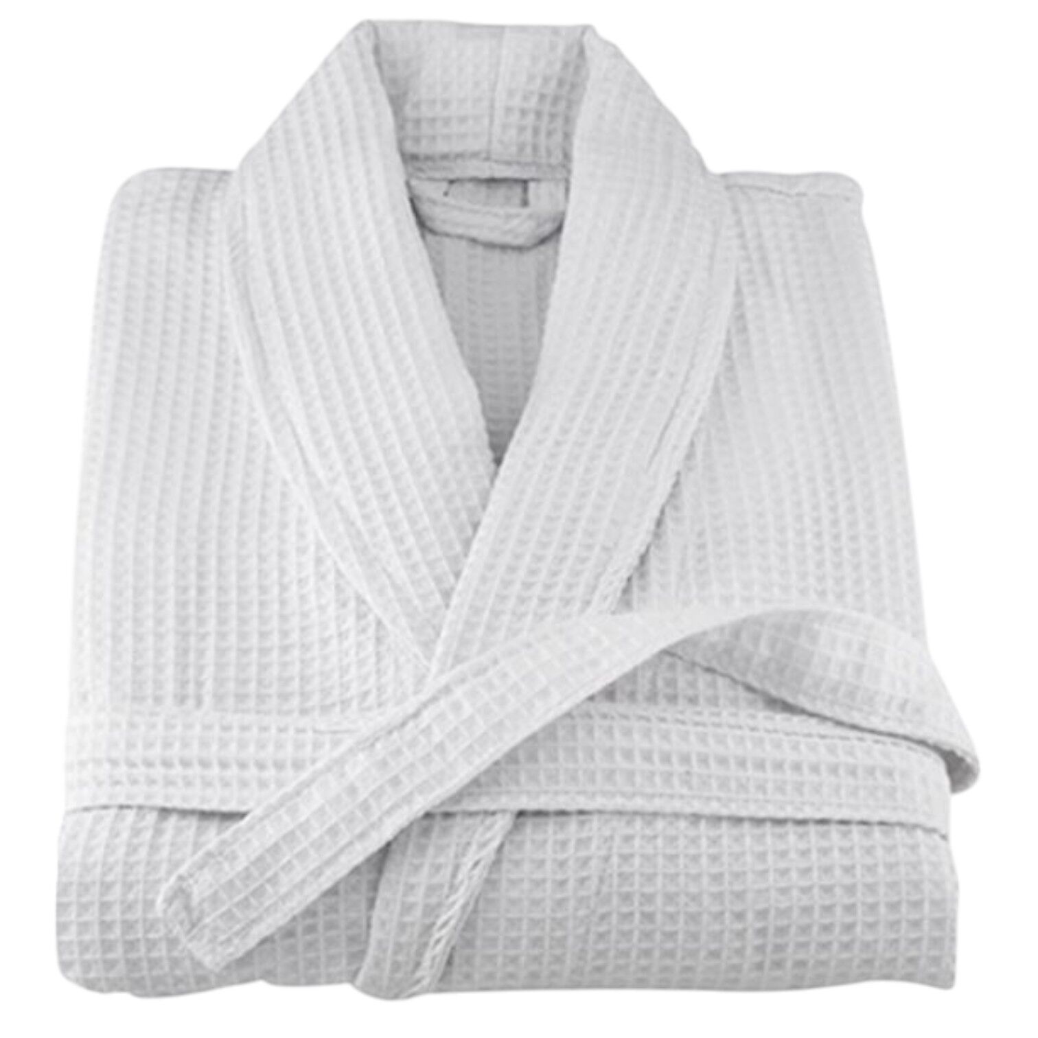 Buy White Waffle Weave Hotel Bathrobe - MyDeal Australia