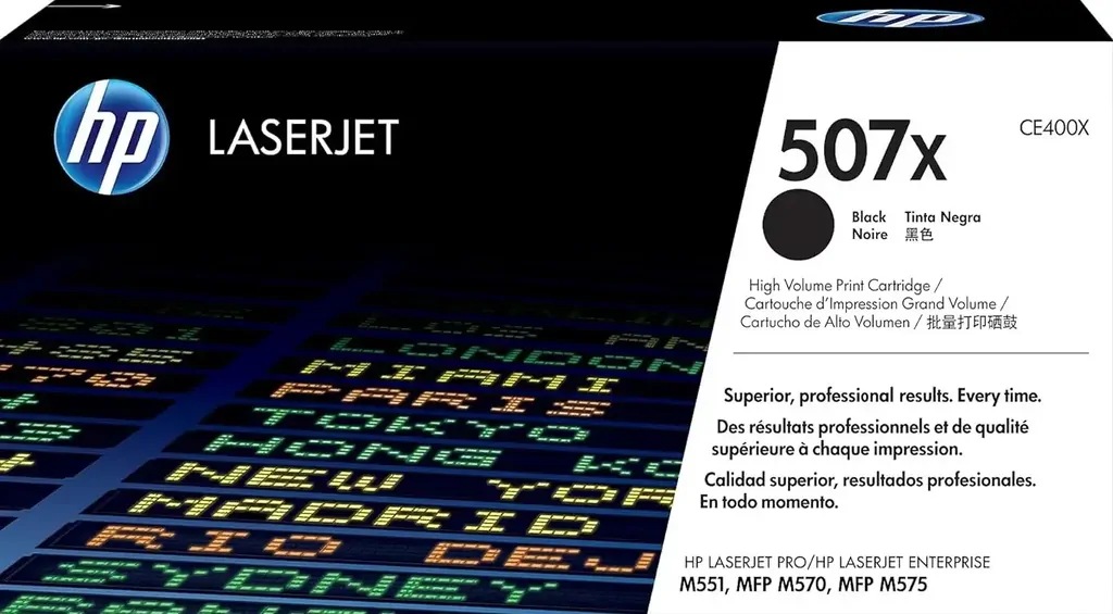 Buy Genuine HP 507X Black High Capacity Toner Cartridge CE400X LaserJet ...