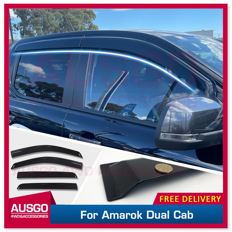 Buy Injection Weather Shields for Volkswagen Amarok Next-Gen NF Dual ...