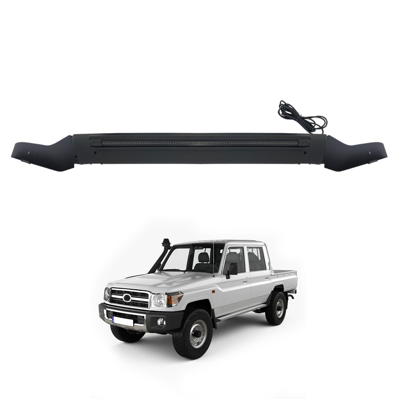 Buy LED Light Injection Bonnet Protector for Toyota Land Cruiser 70 76 ...