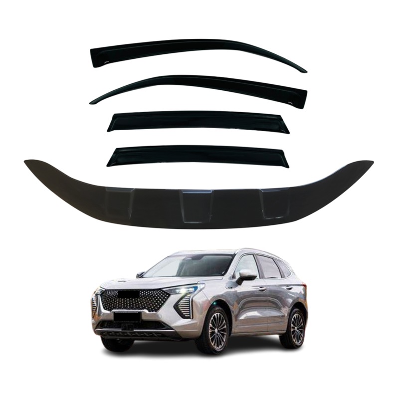 Buy Luxury Weather Shields + Bonnet Protector for Haval Jolion Pro HEV ...
