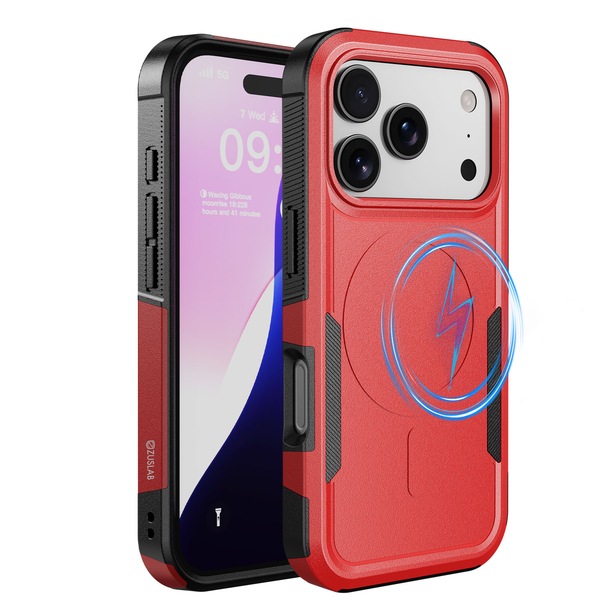 Buy ZUSLAB for Apple iPhone 17 Pro MagSafe Case Rugged Defender ...