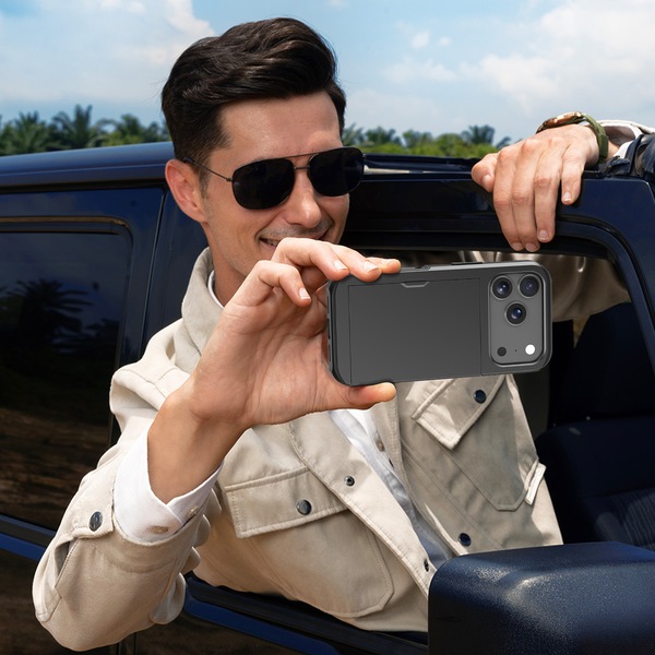 Buy ZUSLAB for Apple iPhone 17 Pro Max Case, Slide Armor Card Holder ...