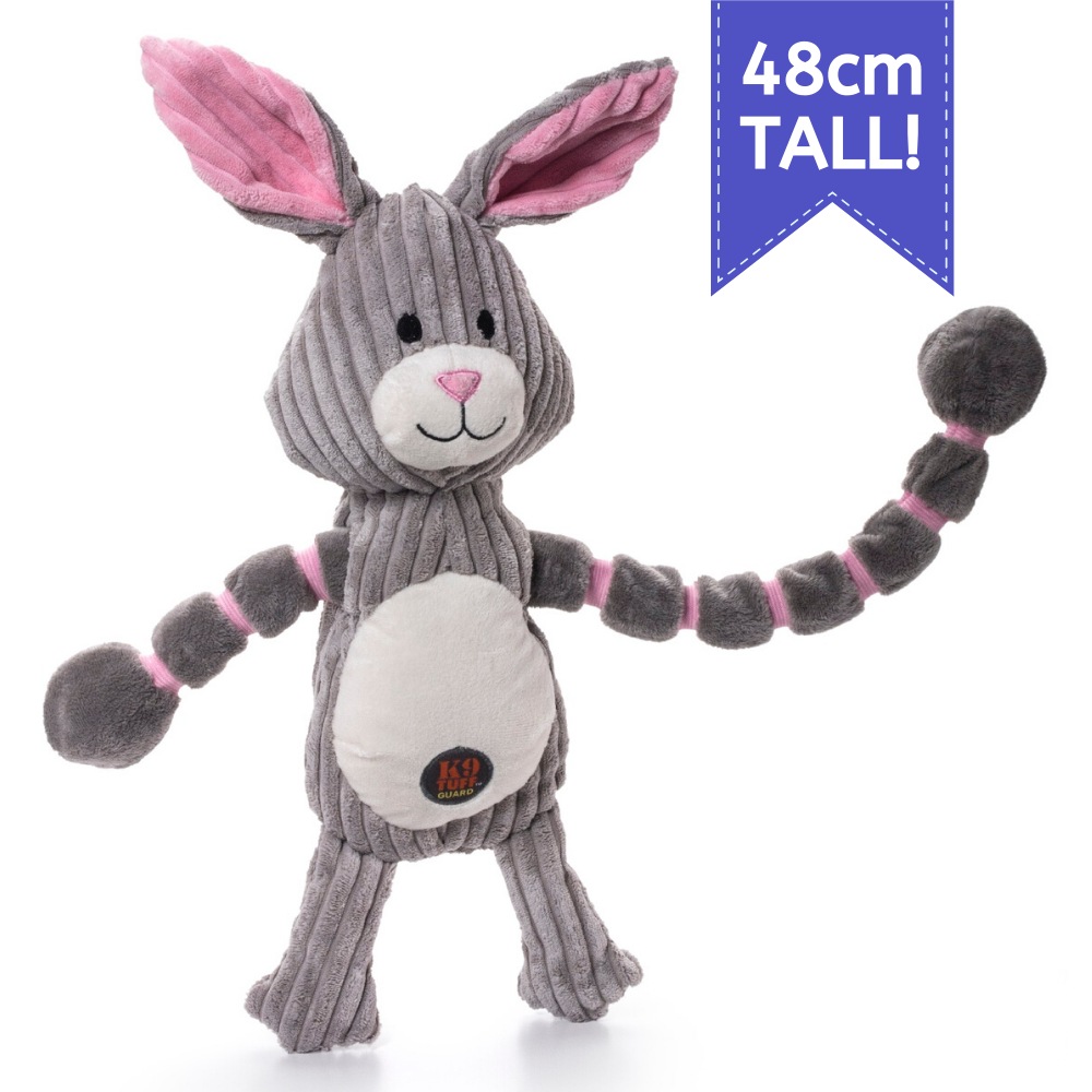 Buy Charming Pet Thunda Tugga Plush Squeaker Rope Dog Toy with K9 Tough ...