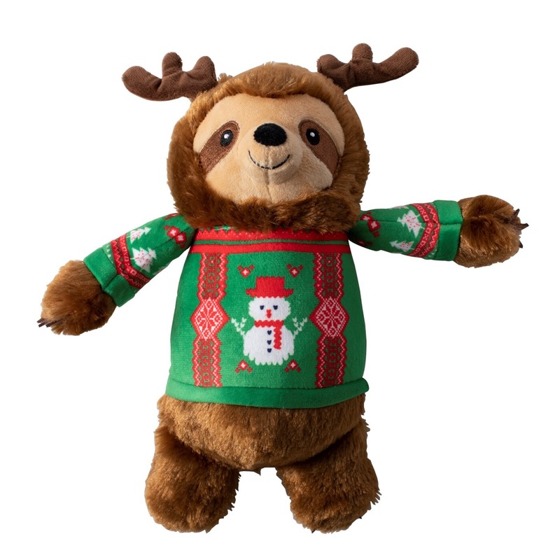 Buy Fringe Studio Christmas Holiday Plush Dog Toy - Feeling Festive ...