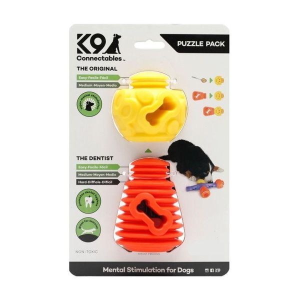 Buy K9 Connectables Puzzle Pack Interactive Dog Toys - 2 Pieces ...