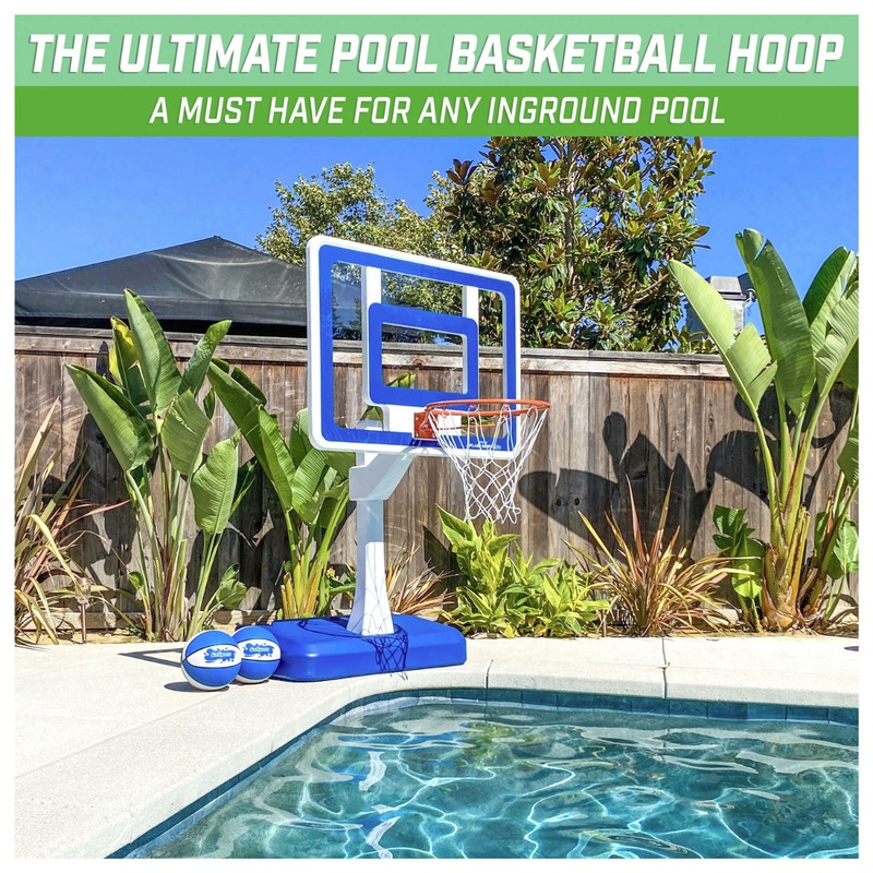 Buy GoSports SplashHoop ELITE Basketball Set for Swimming Pool - NEW ...