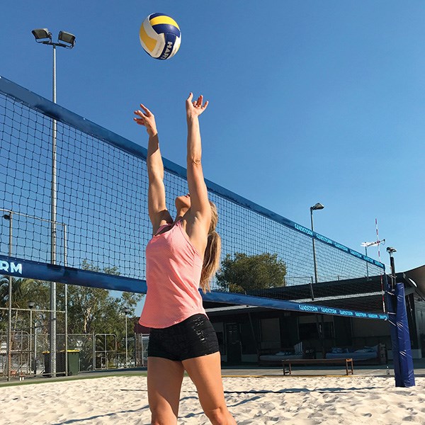 Buy Pro Beach Touch Volleyball Package - Net, Court Markers and Ball ...